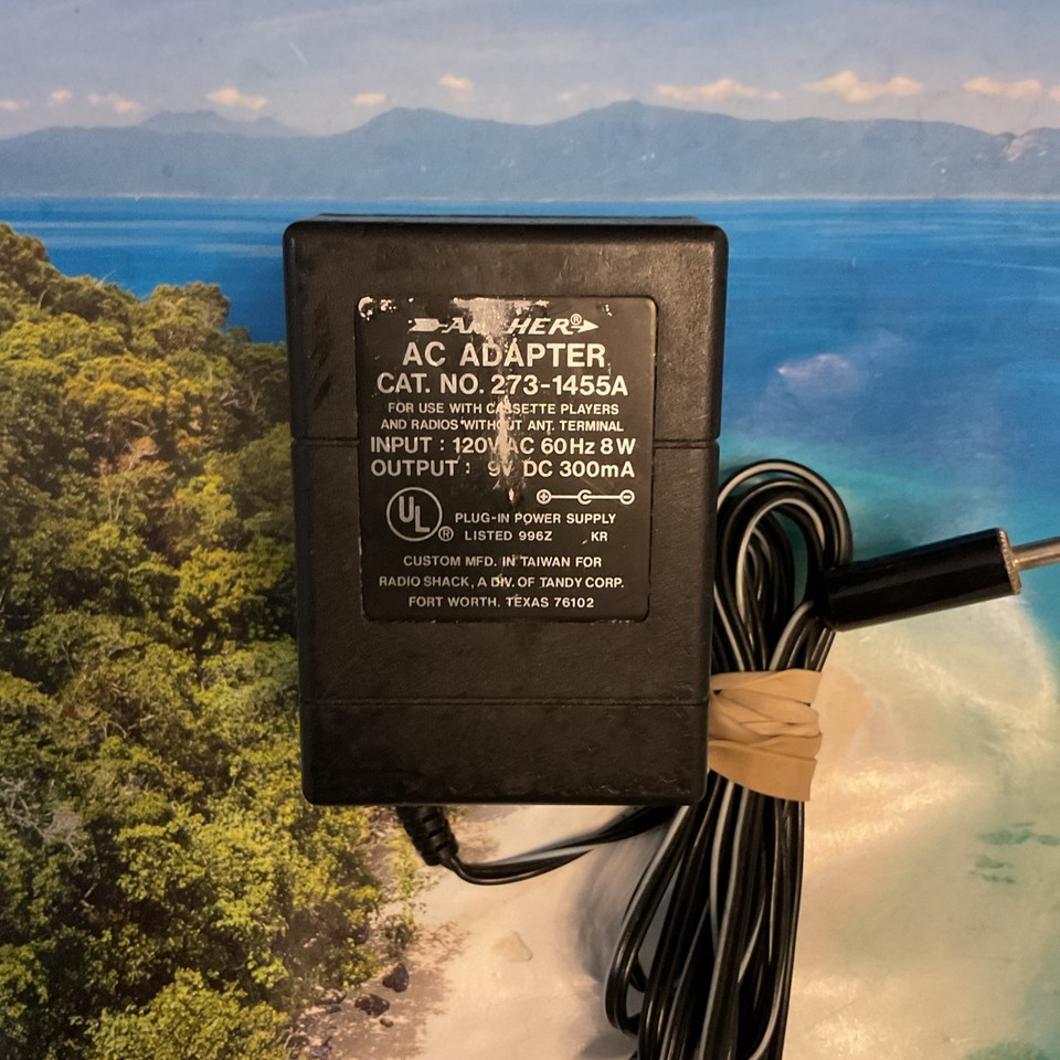 GENUINE Archer 120V AC Power Adapter 273-1455A Output 9V 300mA | eBay