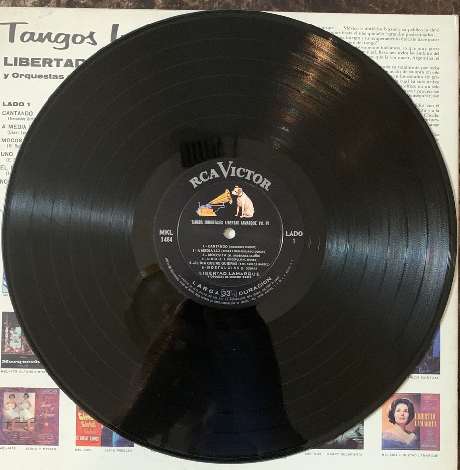 LIBERTAD LAMARQUE - TANGOS INMORTALES VOL VI - MEXICAN LP TANGO | eBay