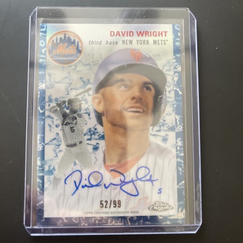 2023 Topps Chrome Platinum David Wright /99 Blue Auto🔥 | eBay