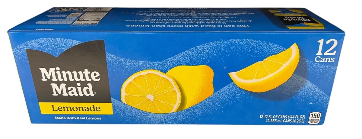 Minute Maid Lemonade Can