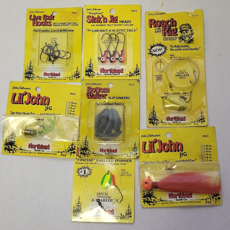 7 Misc Live Bait Harness Spinner Blade Northland Tackle Walleye Lure ...