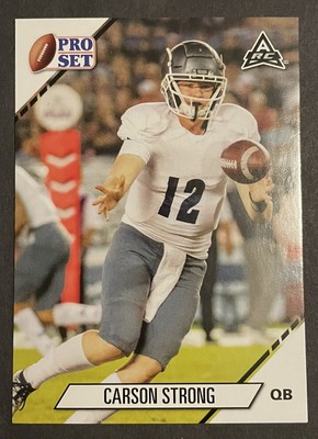 2021 Leaf College Pro Set Rookie Carson Strong #03 RC | eBay