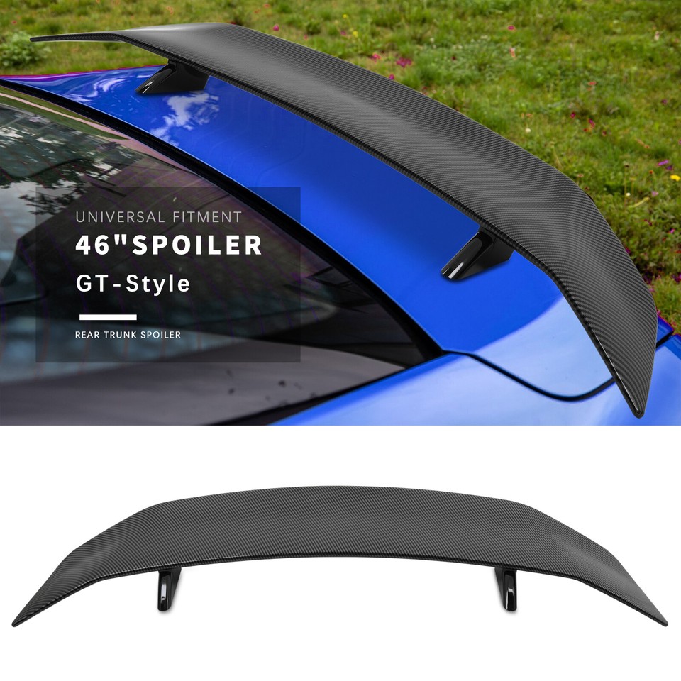 For 3 Series E90 E91 E92 M3 47" Carbon Fiber Rear Trunk Spoiler Roof ...