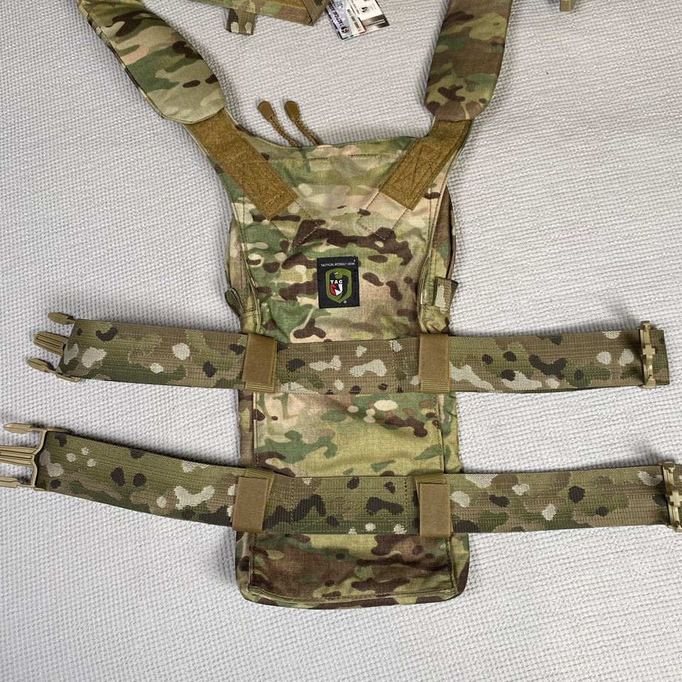 TAG Gladiator Chest Rig Multicam w/ Back Panel - Tactical Assault Gear ...