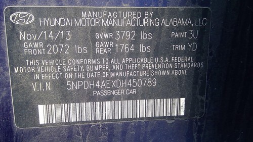 Steering Column Floor Shift With Telescopic Column Fits 13 ELANTRA ...