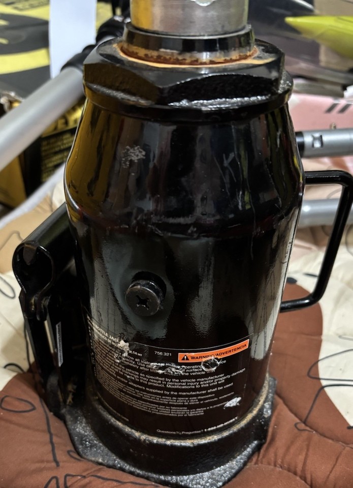 Husky Hydraulic Bottle Car Jack Rust Resistant Steel 20 Ton 756 321 | eBay