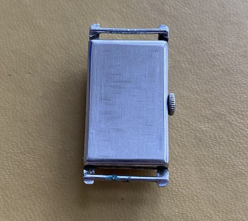 Vintage Buren Grand Prix Manual Wind Tank Watch. Black Dial. Working | eBay