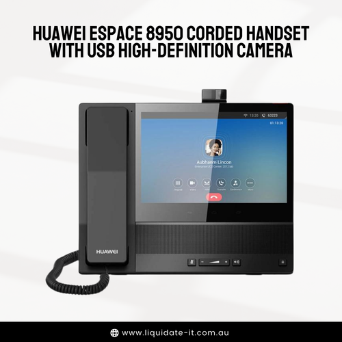 Huawei eSpace 8950 Corded Handset with USB High-Definition Camera IP ...