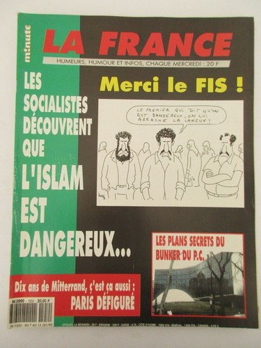 Revue MINUTE LA FRANCE N°1552 - Merci le FIS ! - 1992 | eBay