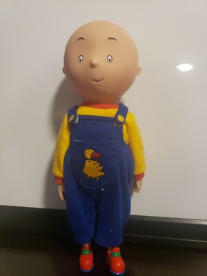 Caillou doll 1999 vintage with overall shirt and shoes | eBay