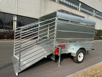 New Apache Mini Livestock Trailer 8x5 Heavy Duty Fully Galvanised ...