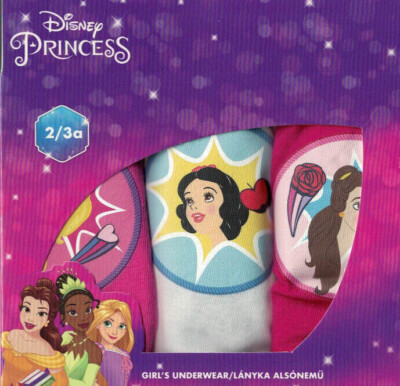 Tris slip mutandine bimba PRINCIPESSE DISNEY taglia 2/3 - 3/4 - 5/6 ...