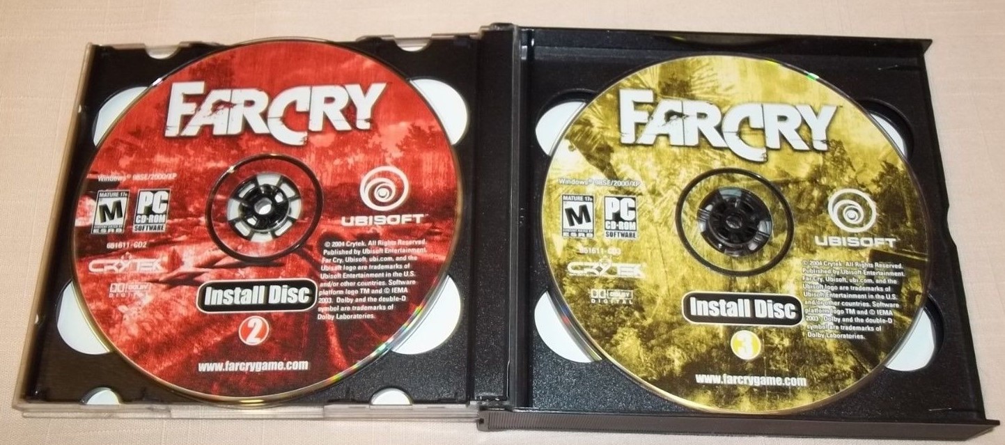 Far Cry (PC CD-ROM, 5-Disc Set, 2004, Ubisoft) VGC No Manual 8888681618 ...