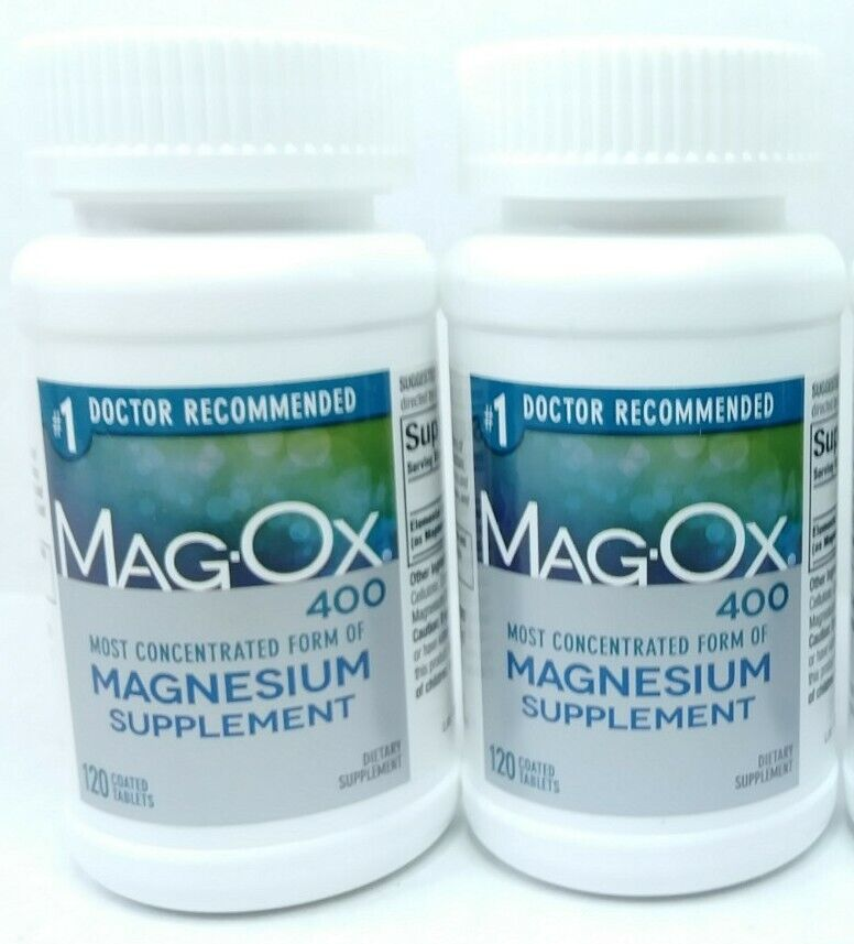 2x Mag-Ox MagOx 400 Magnesium 120 Tablets ea Exp 5/25 767644005869 | eBay