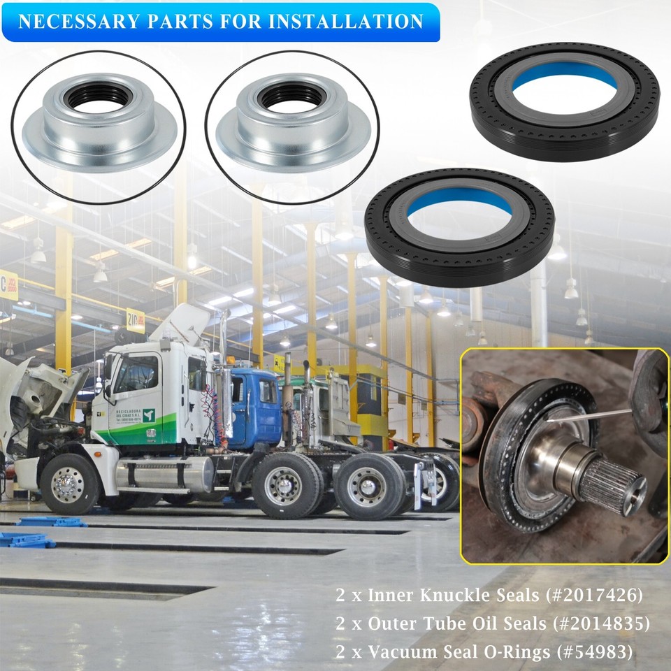 Front Axle Seal Kit for Ford Super Duty 05-19 F250 F350 F450 F550 Dana ...