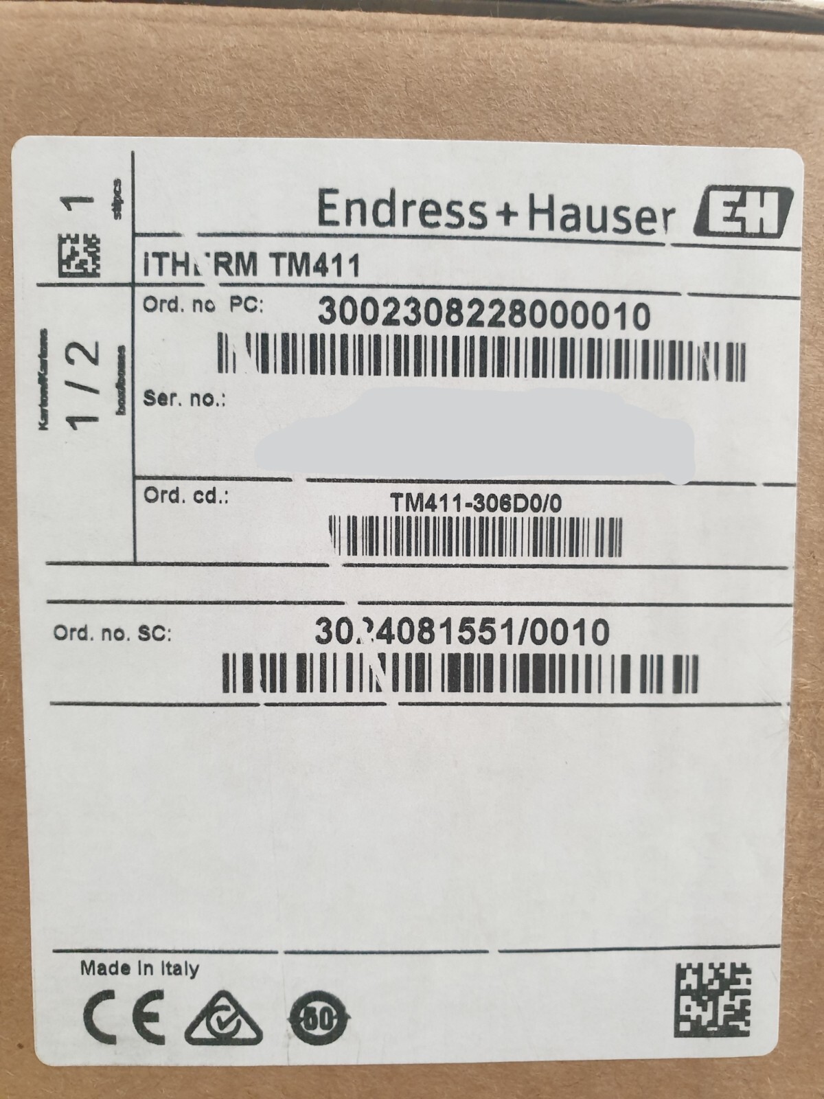 ENDRES HAUSER ITHERM TM411-306D0/0 _1_5 | eBay.de