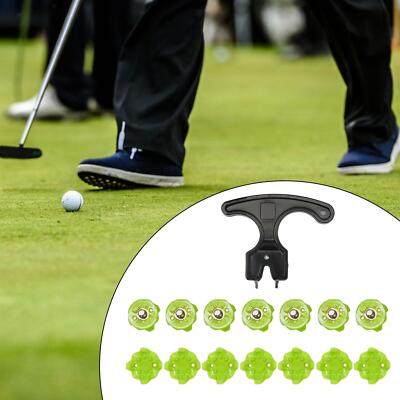 14x Golf Shoe Spikes Metal Thread Nonslip Easy Install Men Women Golf ...