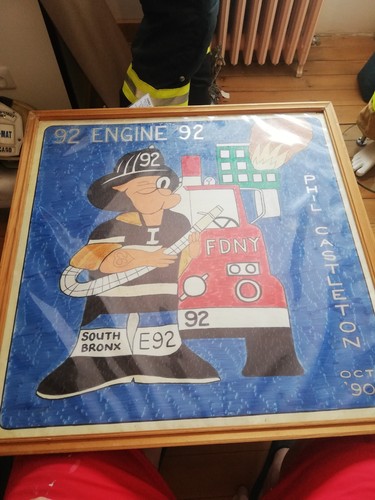 Fdny Toile Engine 92 Pompier New York | eBay