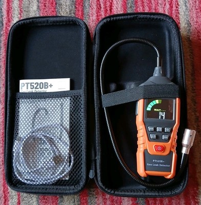 Natural Gas Detector, Rechargeable 43.5-cm Probe Propane Methane LPG ...