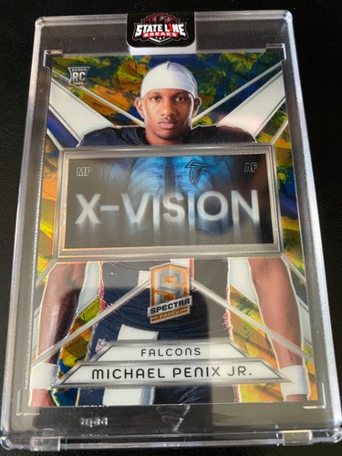 2024 Panini Spectra X-Vision Michael Penix Jr. #XV-MPJ JERSEY MATCH ...