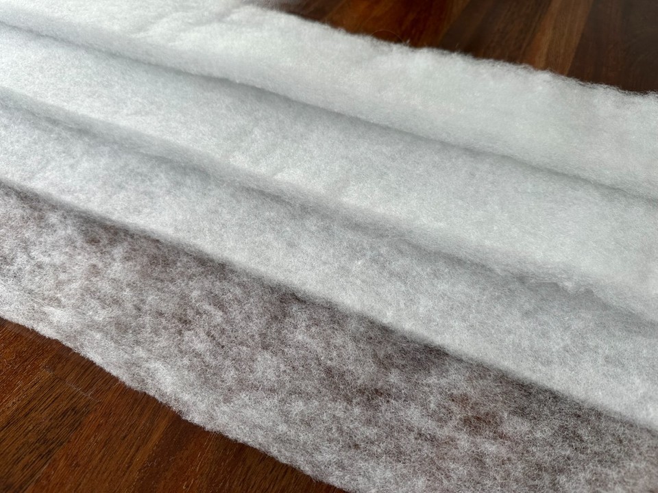 Fire Retardant Polyester Wadding Quilting Upholstery Batting 2oz-8oz ...