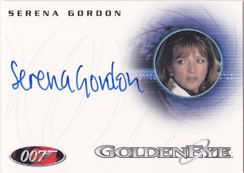 JAMES BOND IN MOTION A112 SERENA GORDON CAROLINE GOLDENEYE AUTOGRAPH | eBay