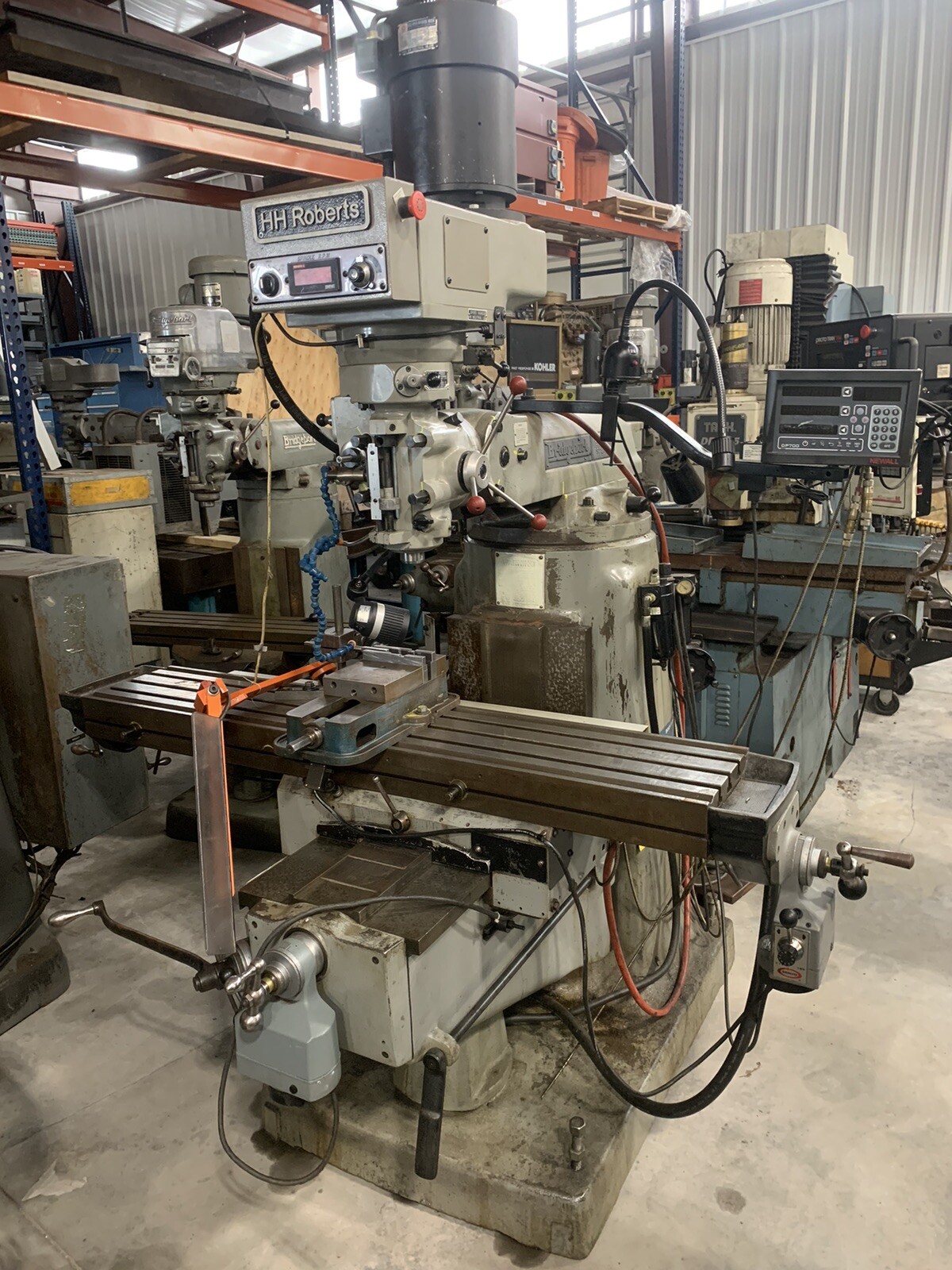 11" X 58" BRIDGEPORT SERIES II SPECIAL 2 HP BRIDGEPORT VARI SPEED X&Y ...