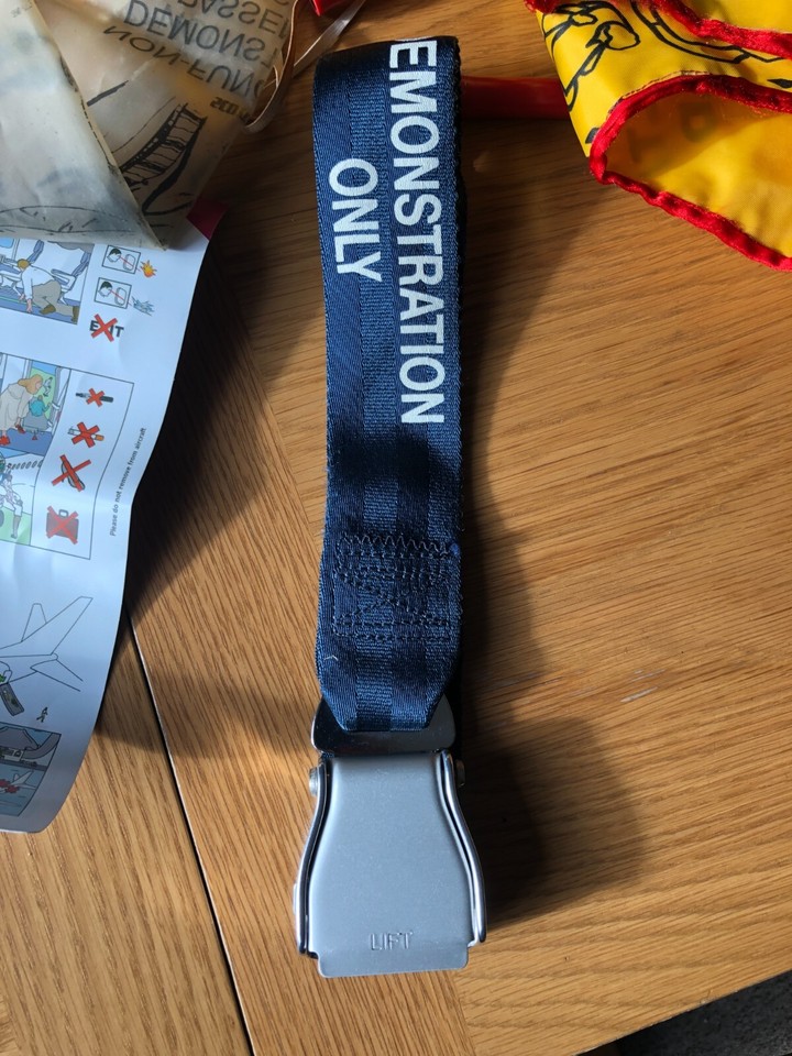 Flight safety demo kit - Boeing | eBay UK