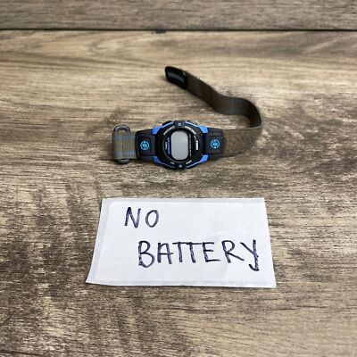 TimeX Expedition Indiglo Night Light Nylon Strap Digital Display Sport ...
