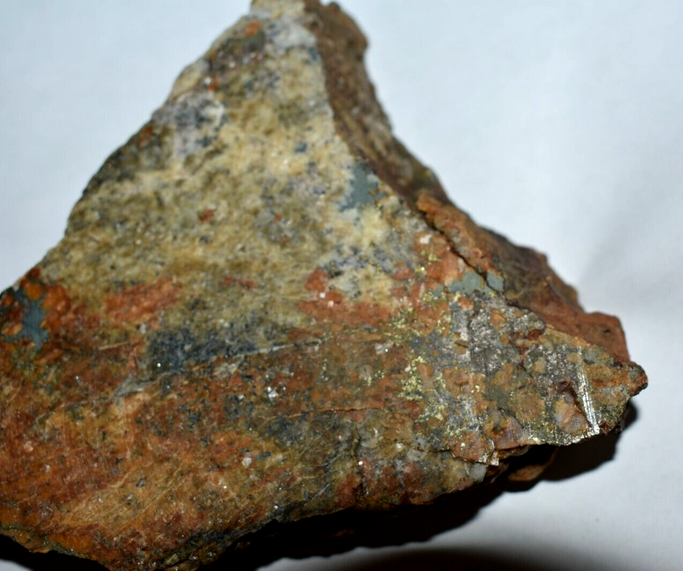 Gold Silver Ore 1800s North Carolina Ore Knob Copper Mine Cut Slab | eBay