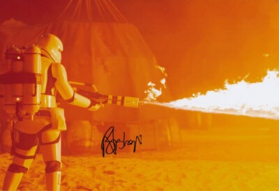 NEIL BISHOP signed Autogramm 20x30cm STAR WARS in Person autograph COA ...
