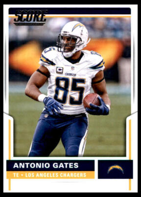 2017 Score #195 Antonio Gates Los Angeles Chargers Football Card | eBay