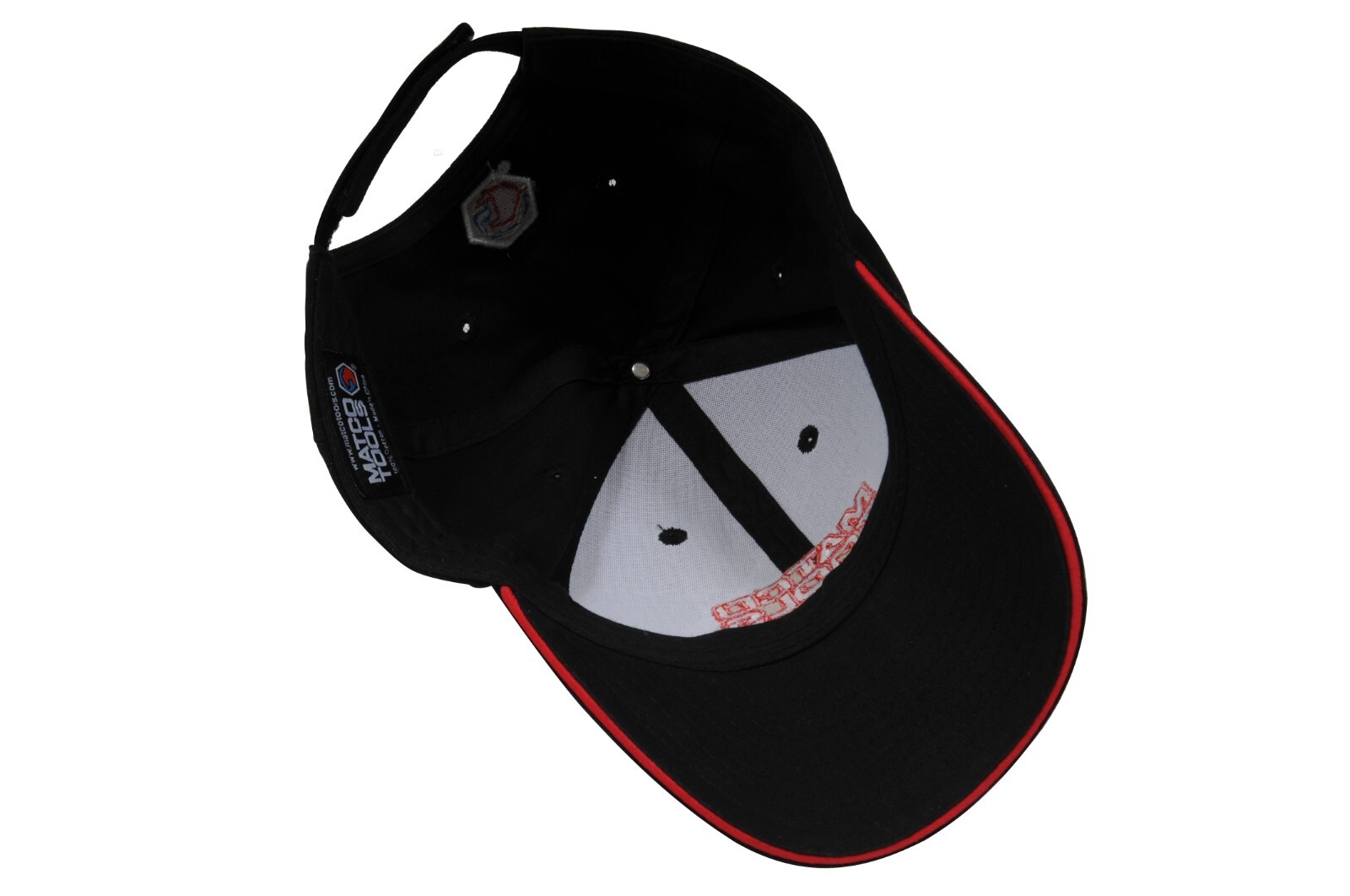 Matco Tools Black Red White Spell Out Logo Hat Adjust… - Gem