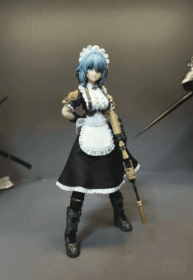 Custom 1/12 Clothes Maid Outfit Skirt Model for 6"figma Azone12 30ms | eBay