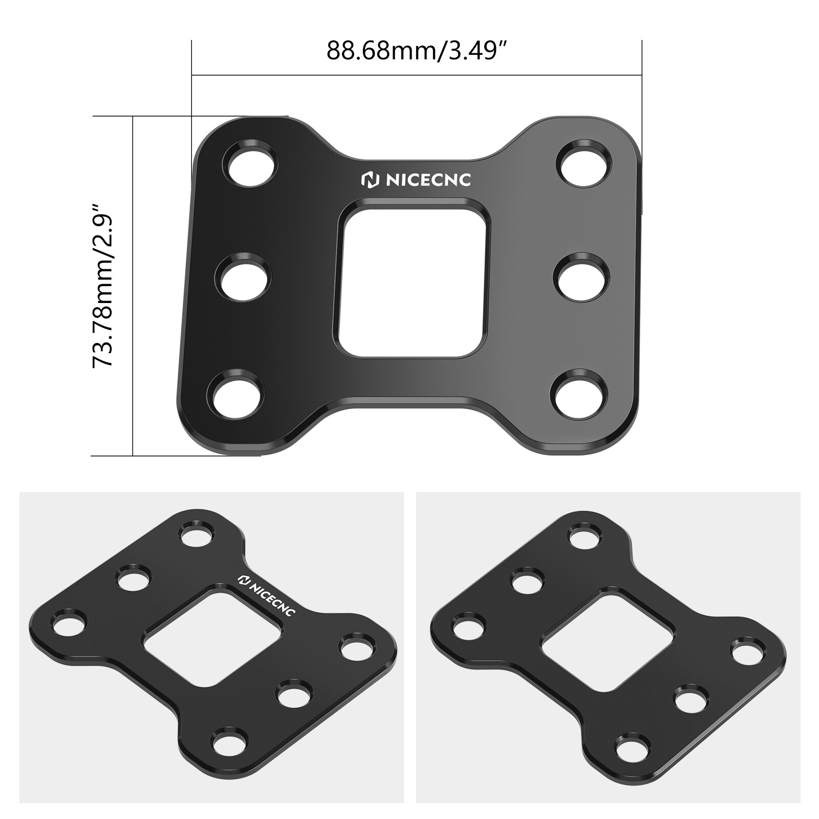 NICECNC 1"/2" Front Fender Riser For Harley Sportster 883/1200 Iron 883 ...