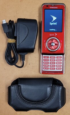 Samsung Highnote SPH-M630 - Red (Sprint) Super Rare MP3 Slider Phone w ...