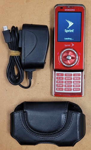 Samsung Highnote SPH-M630 - Red (Sprint) Super Rare MP3 Slider Phone w ...
