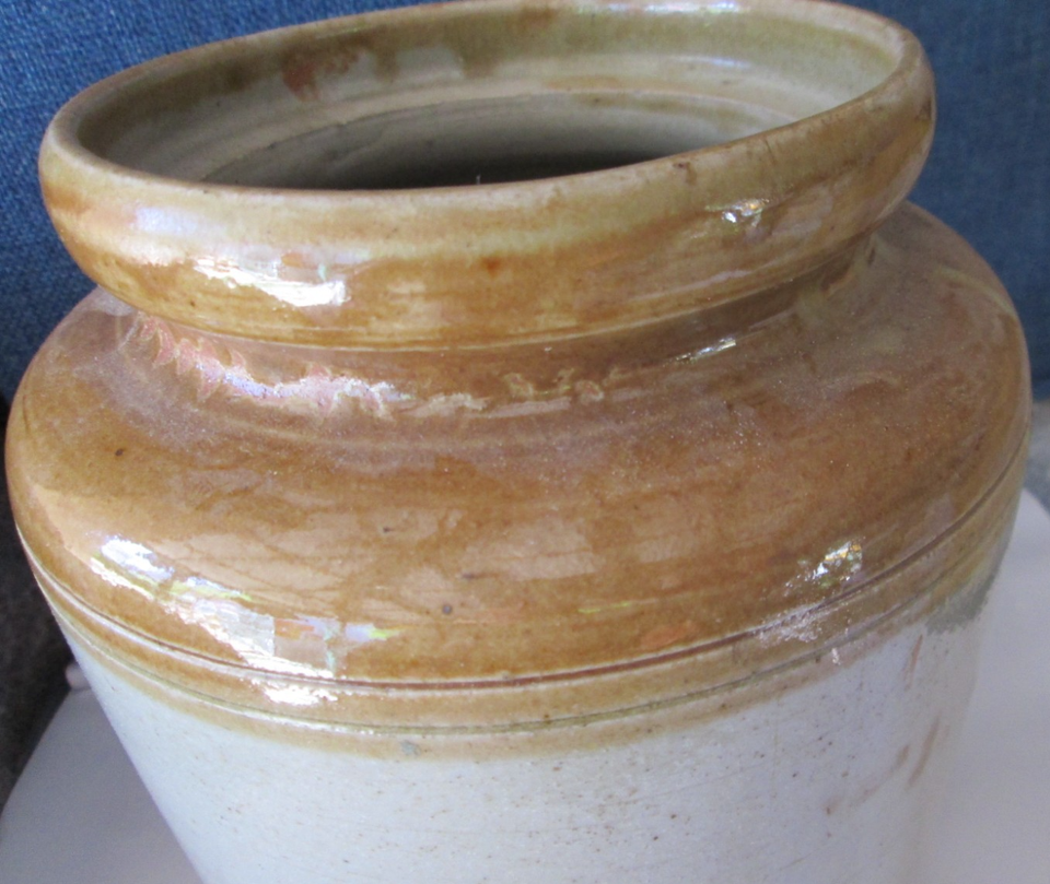 Household stoneware jar H. SAUNDERS & CO MALT EXTRACT MANUFACTURERS ...