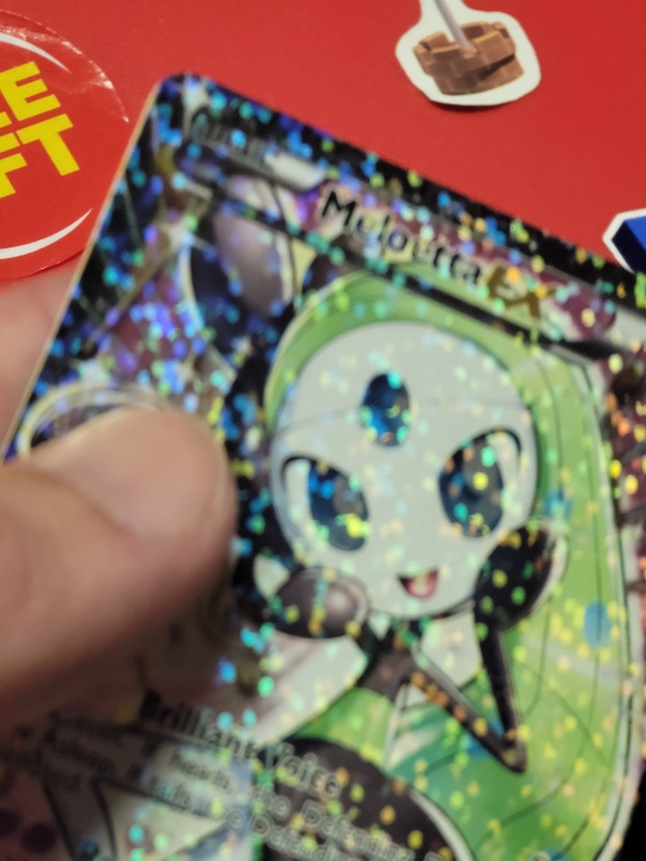 Meloetta EX Full Art Miscut Legendary Treasures Radiant Collection RC25 ...