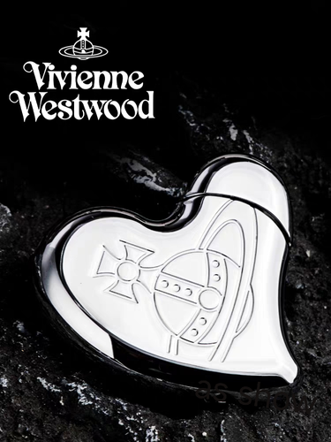 VivienneWestwood Orb Heart Lighter Electronic Silver Gunmetal Lighter ...