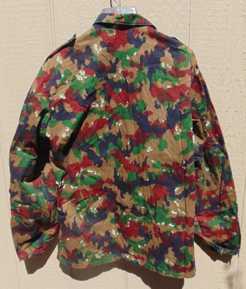 Swiss Alpenflage M83 Camo Lightweight Combat Jacket Size L & XL,Ex.cd ...