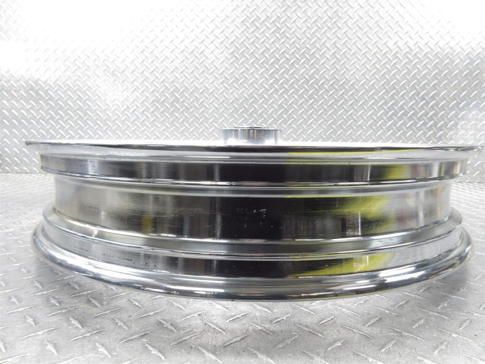 2004 Harley Road King FLHRCI Front Rear Wheel Rim 23x4 18x4.5 Straight ...