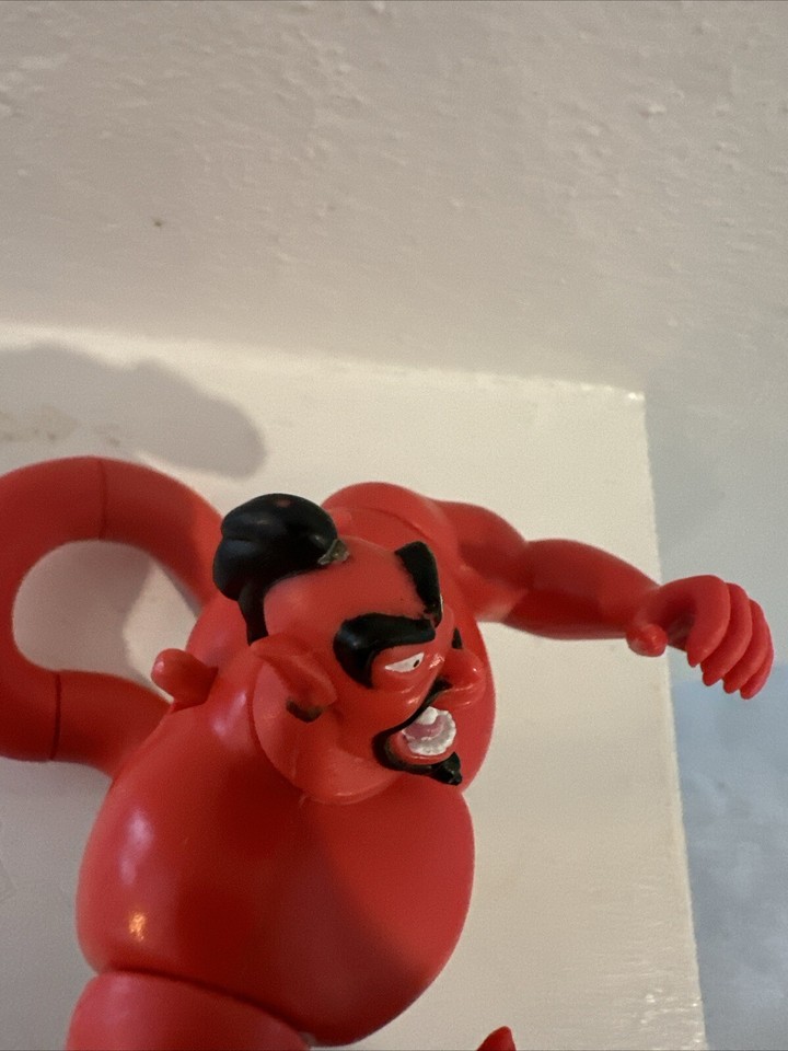 Vintage 1993 Disney Aladdin Red Evil Genie Jafar Action Figure Mattel ...