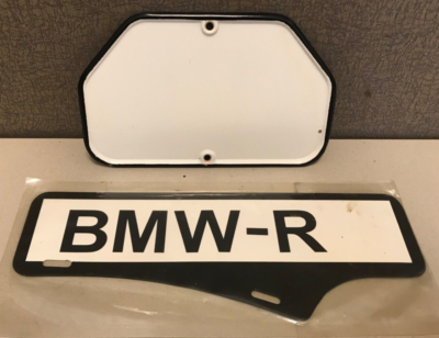 Reproduction WW2 BMW Motorcycles Blank License Plate Set BMW-R NEW | eBay