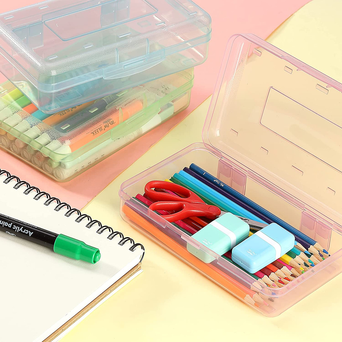 Clear Plastic Pencil Case