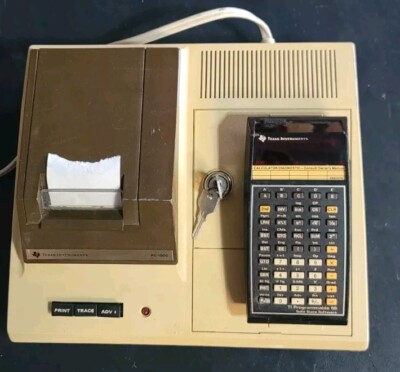 Texas Instruments TI-59 Programmable Calculator & PC-100C Printer | eBay