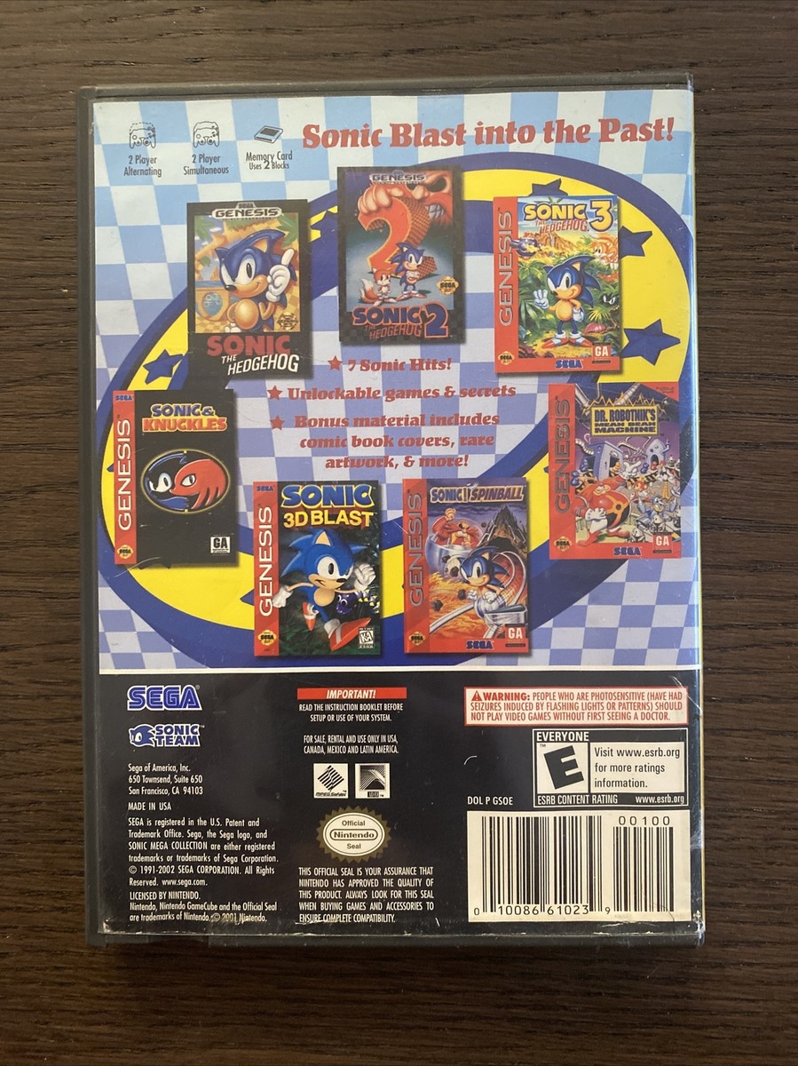 Sonic Mega Collection For Wii