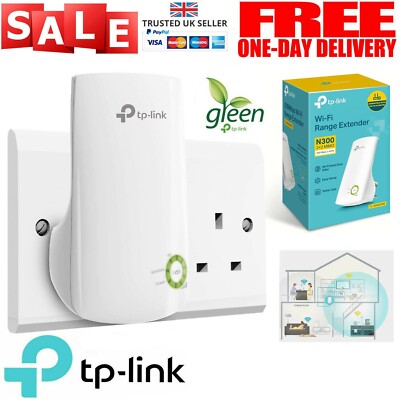 TP-Link WiFi Range Extender Internet Signal Booster Wireless Repeater ...