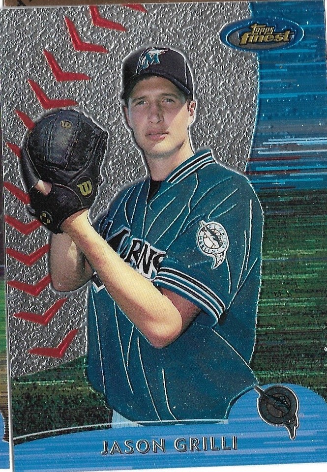 2000 Topps Finest Jason Grilli 245 Rookie Florida Marlins No Protector ...