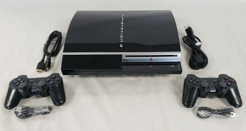 Sony CECHG01 PlayStation 3 PS3 250GB Video Game System Fat Console 2 ...